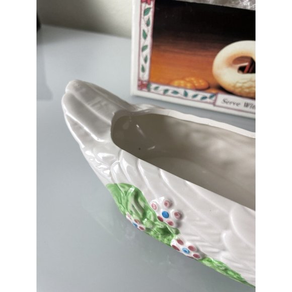 Giftco Inc | Dining | Vintage Giftco Inc Swan Cracker Tray Holiday ...